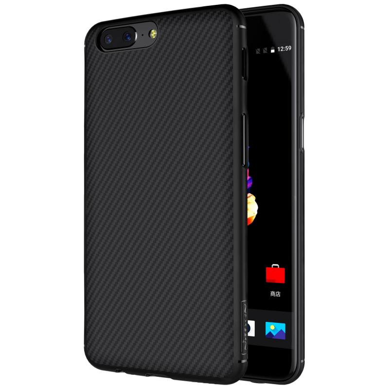 Купить Карбоновая накладка Nillkin Synthetic Fiber series для OnePlus 5 ...