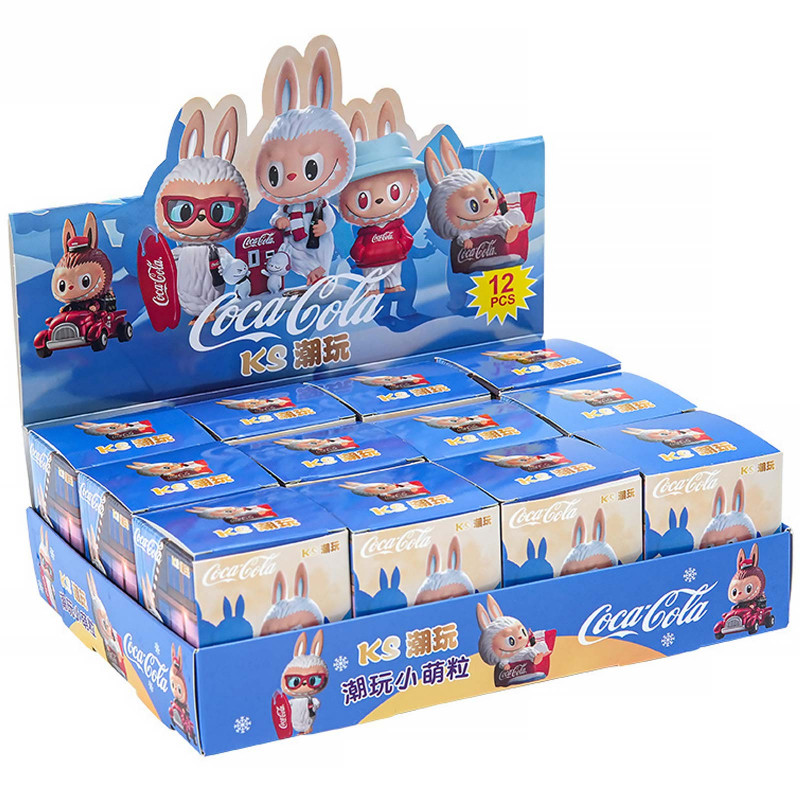 Игрушка - брелок Labubu monsters Pop Mart Small model Coca-Cola Colab ...